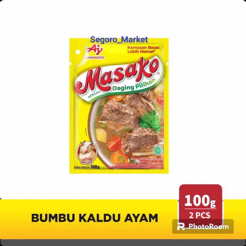 Masako Beef Flavoring Broth Seasoning (100GR) | Shopee Singapore