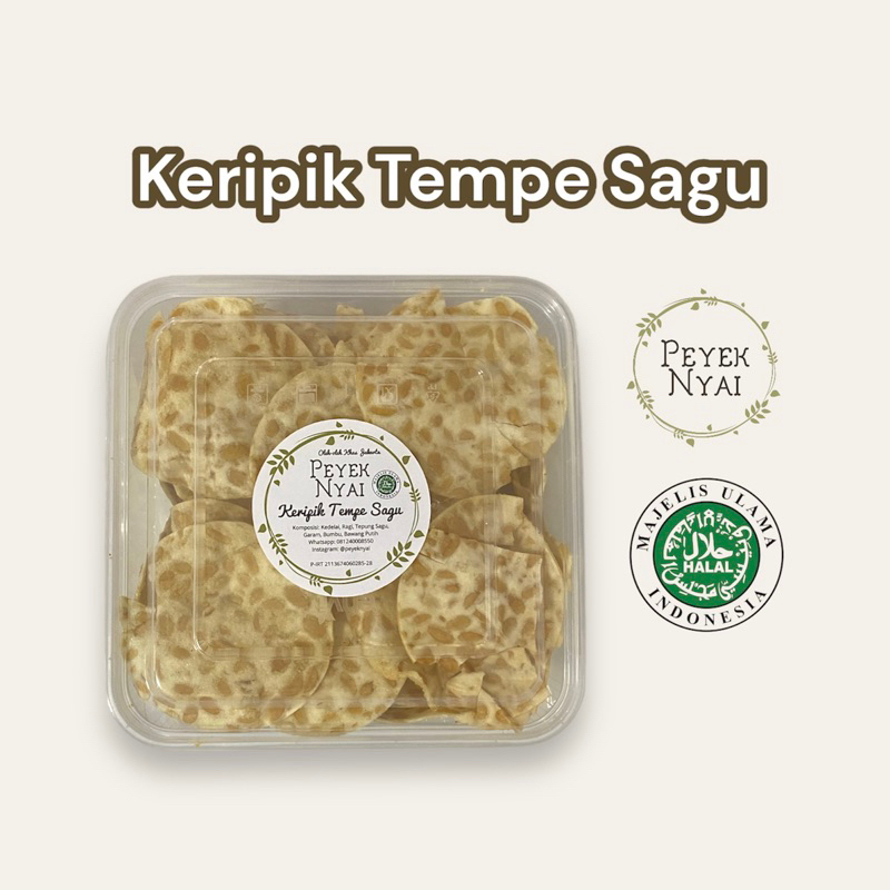 NYAI PEYEK - Sago Tempeh Chips (Large/Box Jars) | Shopee Singapore