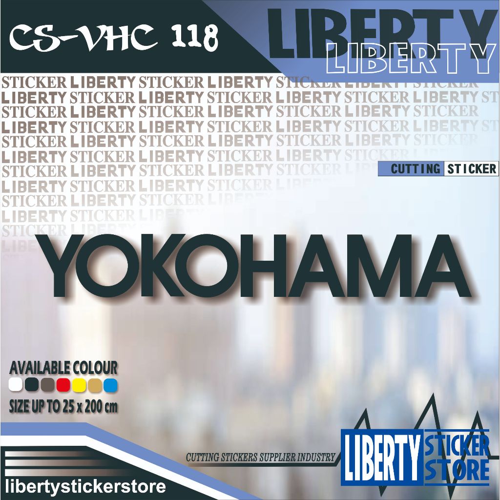 Yokohama sticker cutting | Yokohama sticker cutting | Livery cutting ...