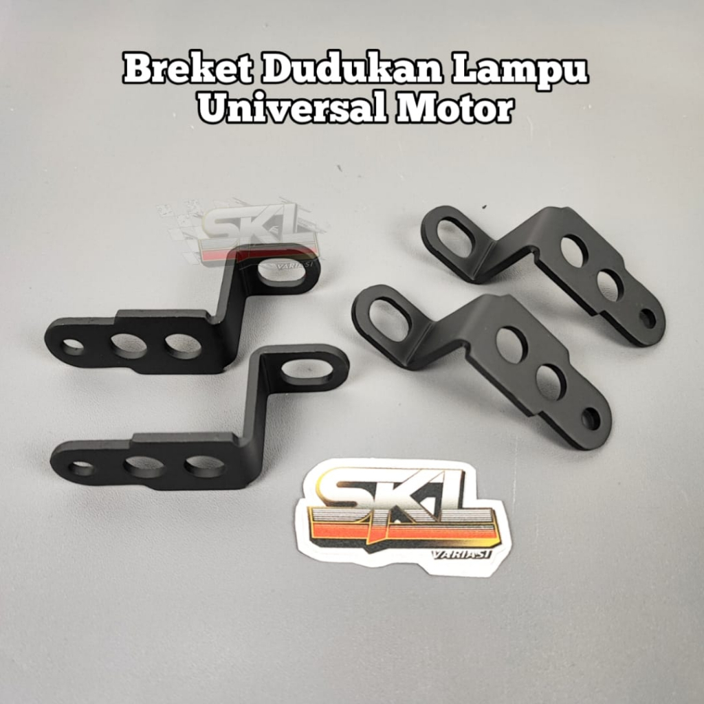 Universal spotlight bracket installed on 3-hole rearview mirror mount ...