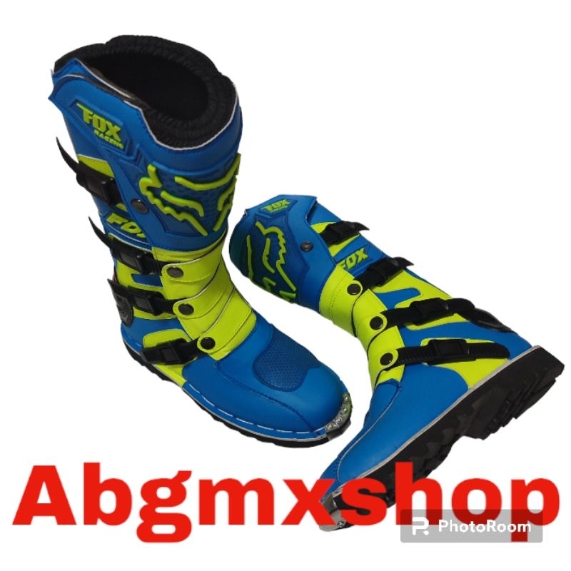 Steel toe cross trail motorbike racing shoes | Shopee Singapore