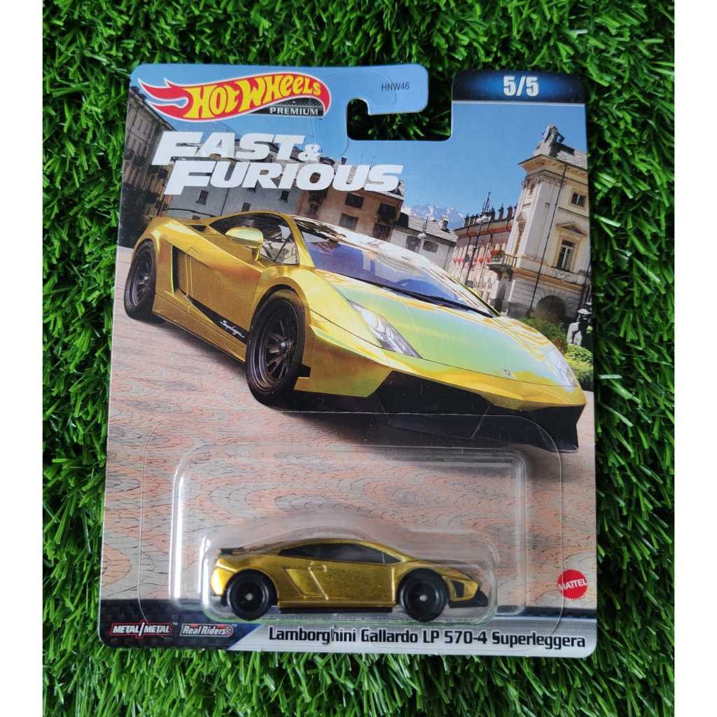 HOT WHEELS PREMIUM LAMBORGHINI GALLALDO LP 570-4 SUPERLEGGERA FNF FAST ...