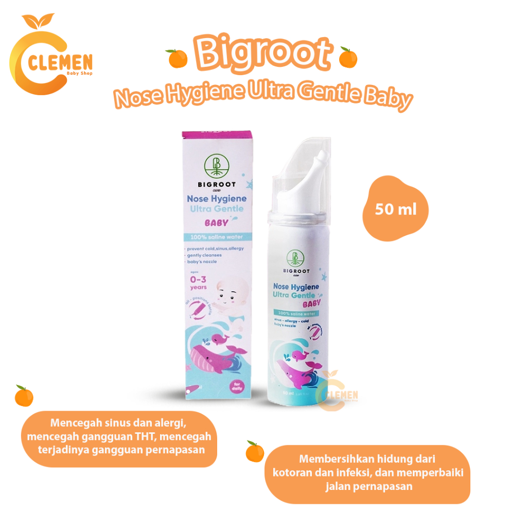 Bigroot Nose Hygiene Ultra Gentle Baby 50 ml | Shopee Singapore