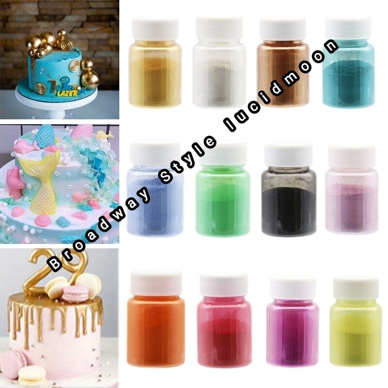 Luster Dust edible Large Luster Glitter food edible cake fondant food ...