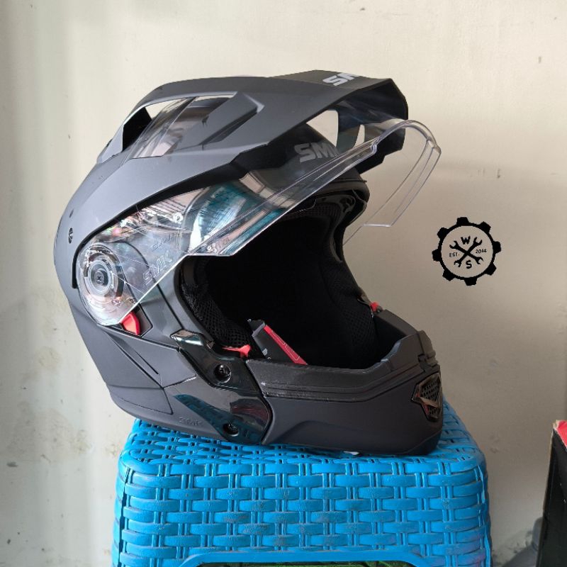 Modular Touring Supermoto Helmet Tourer Not Nolan N70 SMK Helmet ...