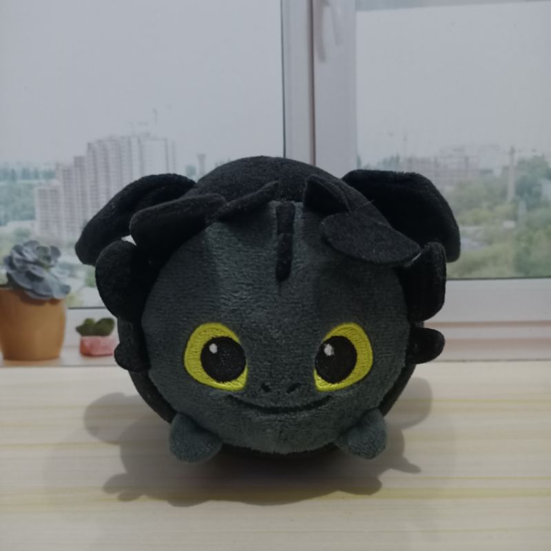 Original Toothless Dragon Night Furry Kou Kou Dreamworks Doll | Shopee ...