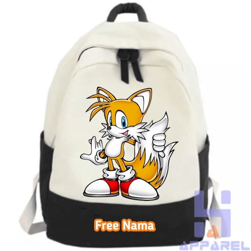 Miles TAILS SONIC THE HEDGEHOG CHILDREN'S BACKPACK | Shopee Singapore
