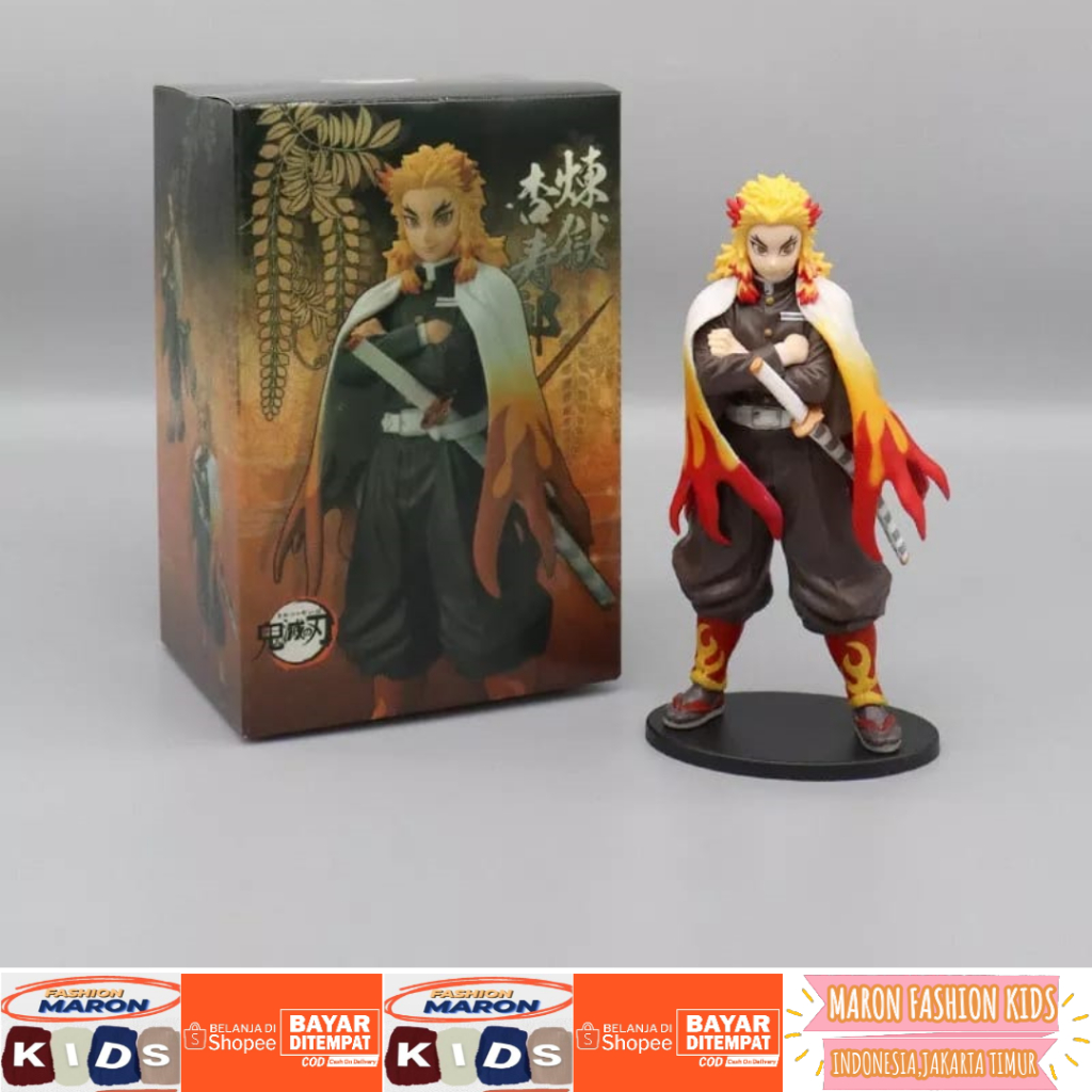 Action FIGURE Toys Collection Display KYOJURO RENGOKU ANIME KIMETSU NO ...
