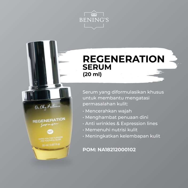 Bening's Skin Regeneration Serum From Bening Skincare Dr Oky Pratama ...