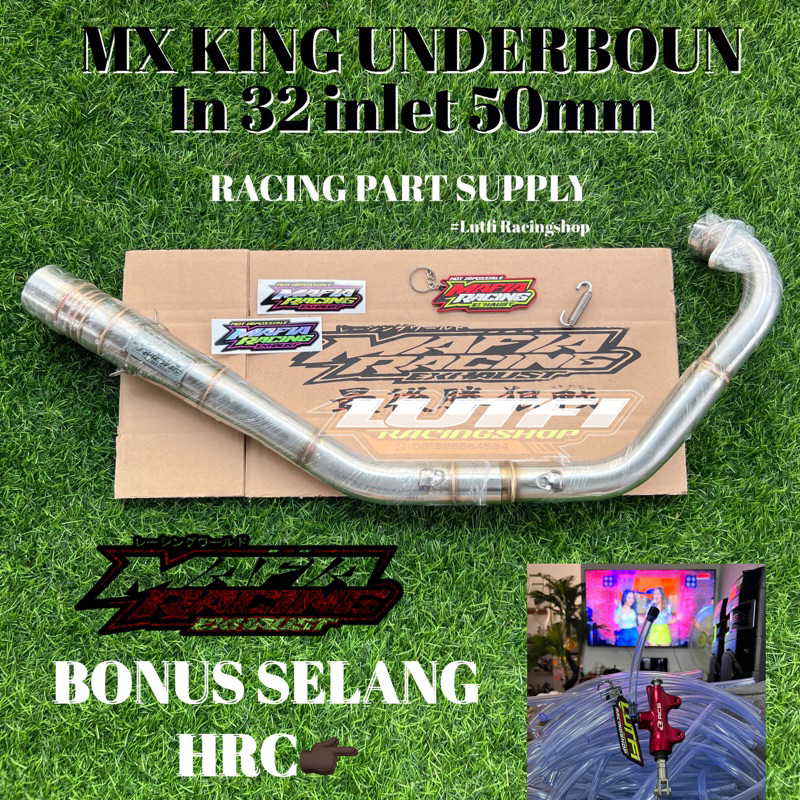 Mafia Exhaust MX King Underbone Header Neck Pipe (HRC HOSE FRE ...