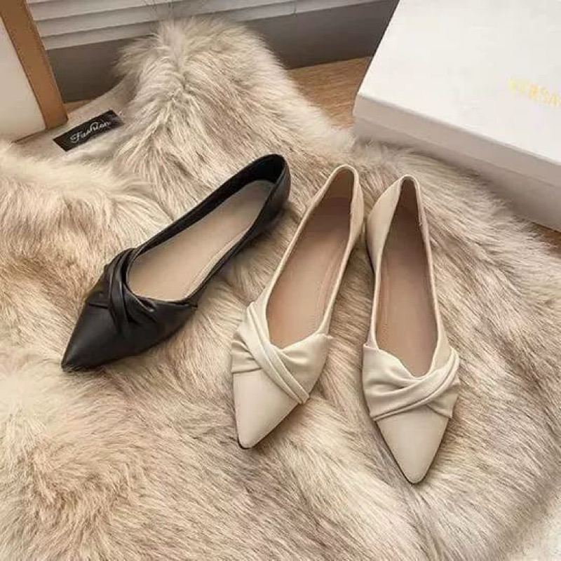 Simple flat shoes al11 | Shopee Singapore