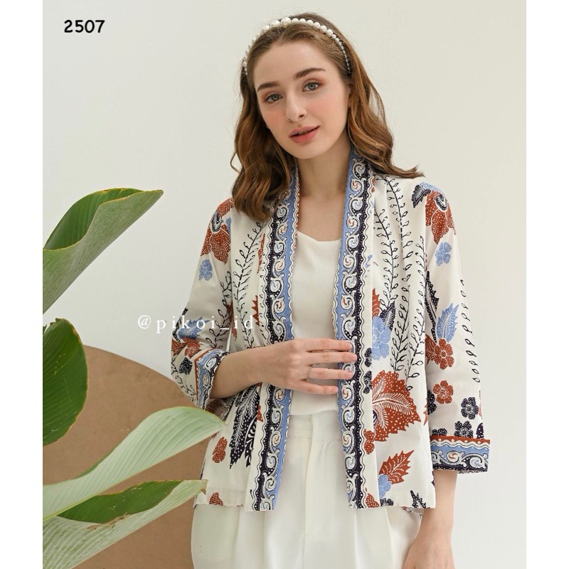 Women's batik Outer / modern batik blazer / girls' batik shirt / office ...