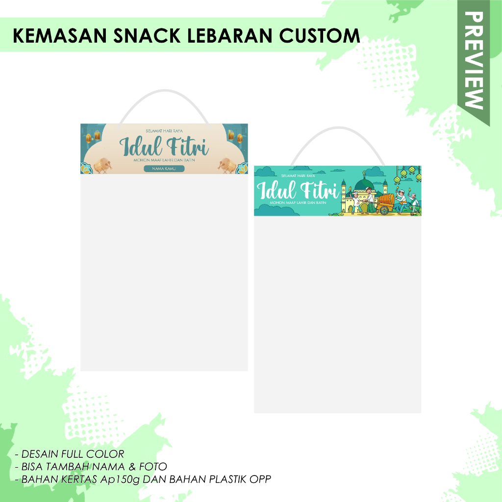 MINIMAL Eid snack Packaging/Bag (No Minimum order) | Shopee Singapore