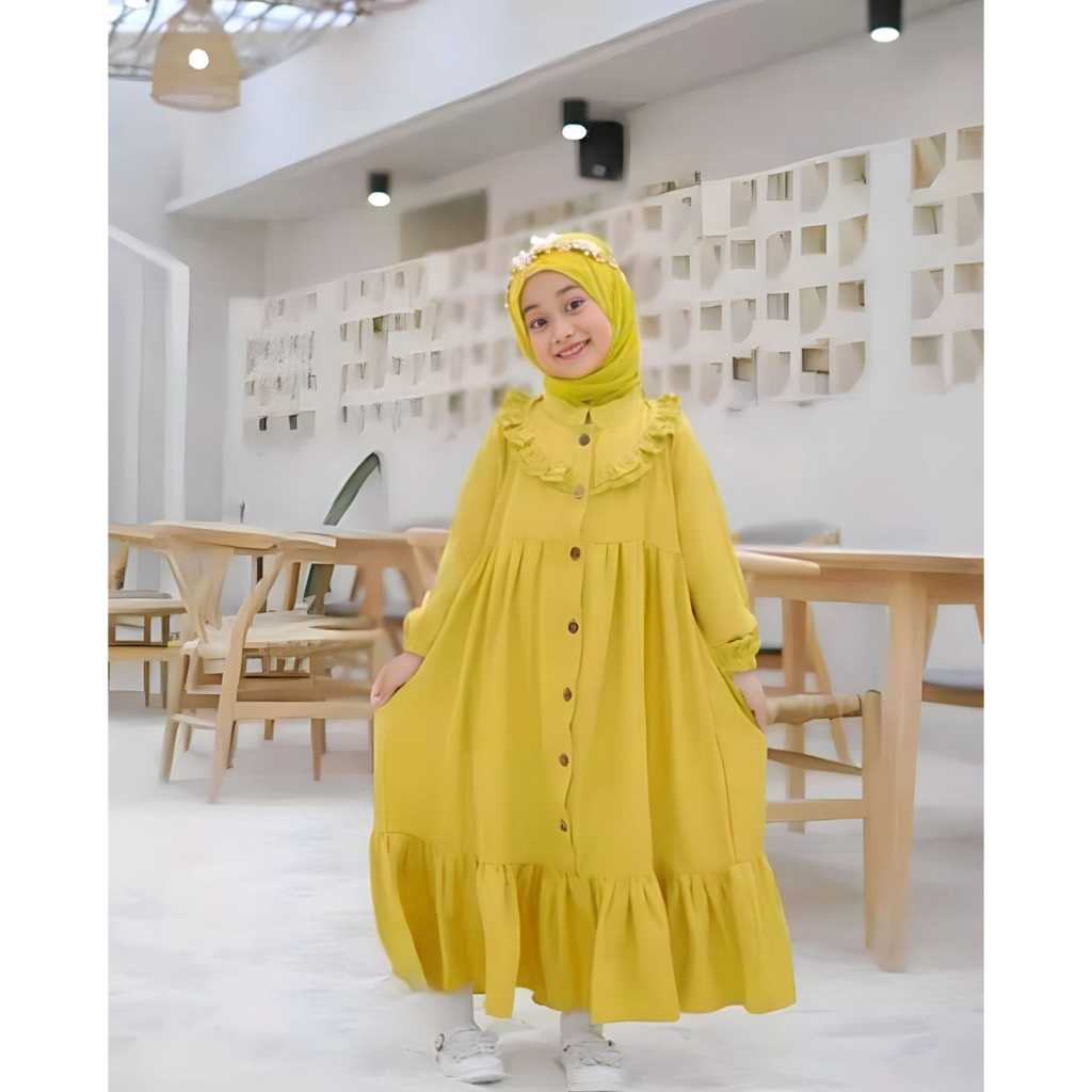 Fashion Gamis Clothes For Girls Aged 2-8 Years, The Latest Materials Of ...