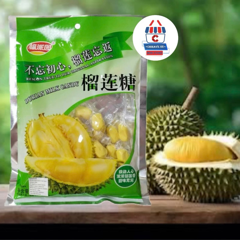 Fupaiyuan Durian Milk Candy - Durian And Milk Flavor Candy 200g ...