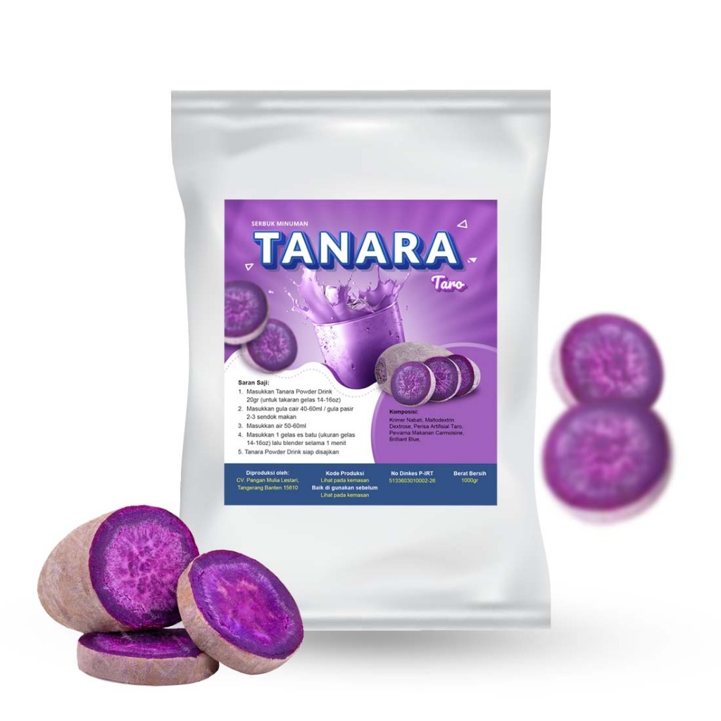 Taro Mix Sugar Powder 1kg - Premium Sweet Potato Drink Powder - Tanara ...
