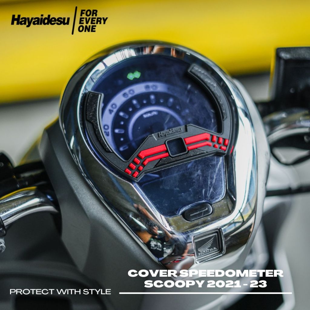 Hayaidesu New Honda Scoopy Speedometer Cover 2021-2023 | Shopee Singapore