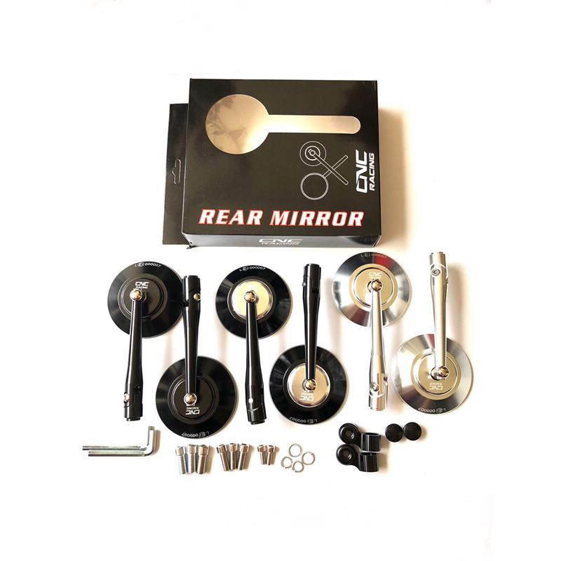 Classic CNC Racing Adjustable Rear View Mirror Convex Mirror Vespa ...