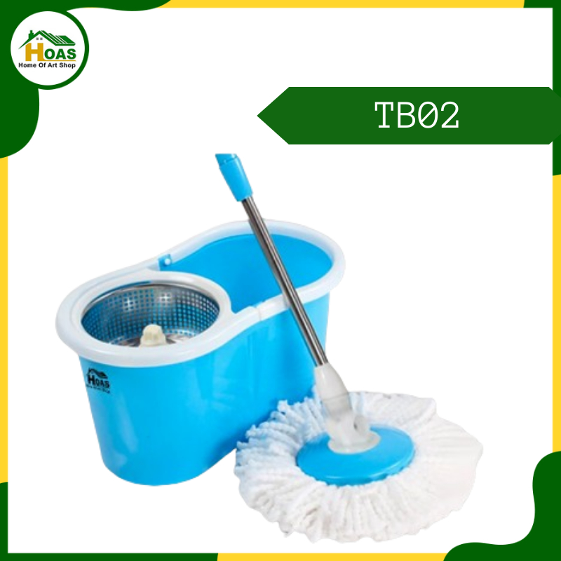 Hoas Practical Floor Mop Without Spin Mop 360 Spin Mop Stainless Drying ...