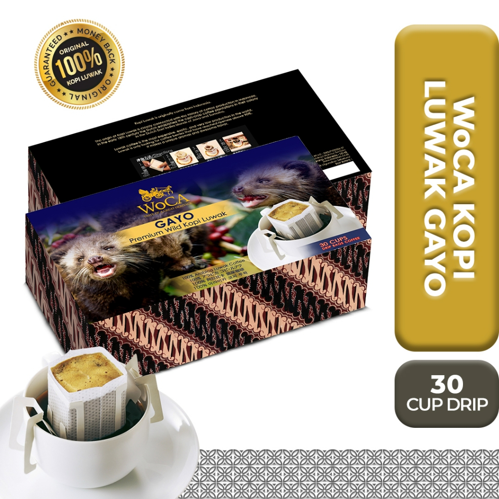 Woca Luwak Gayo Coffee 30 Elementary School | Shopee Singapore