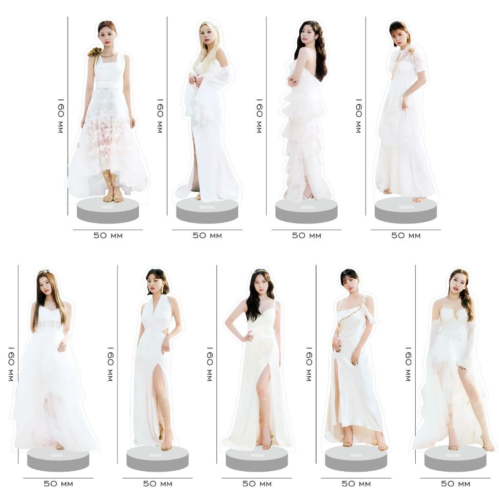 Stand Figure Twice 5th World Tour Ready To Be Tzuyu Chaeyoung Dahyun ...