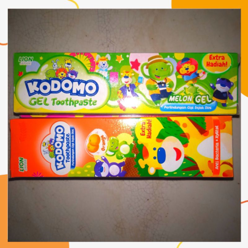 Kodomo Children's Toothpaste 45 gr | 45 Gr Fruit taste Fruit toothpaste ...