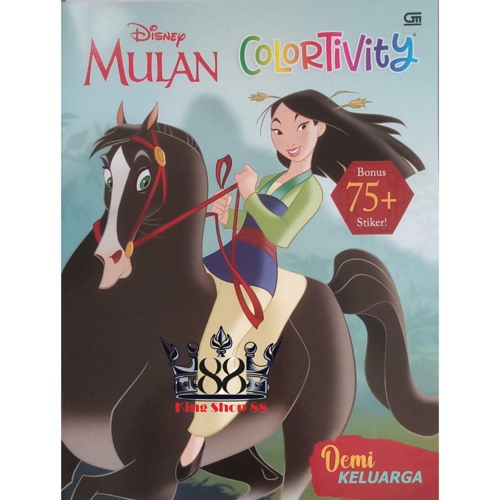 Disney Mulan Colortivity Children's Coloring & Activity Book / Disney ...