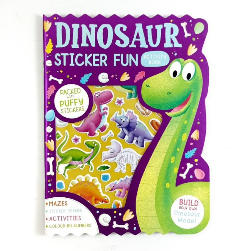 Igloo Books Dinosaur Sticker Fun Activity Book | Shopee Singapore