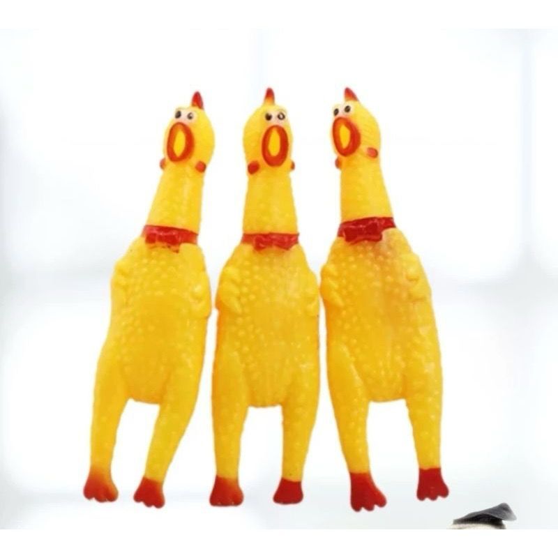 Shrilling Chicken Toy Squishy Screaming Chicken Toy Elastic Flexible ...