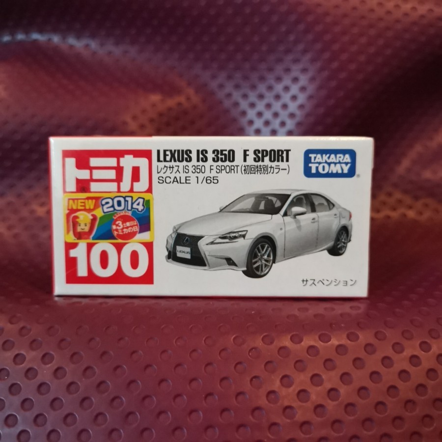 PUTIH Takara Tomy Tomica Regular no. 100 Lexus IS 350 F Sport White | Shopee Singapore
