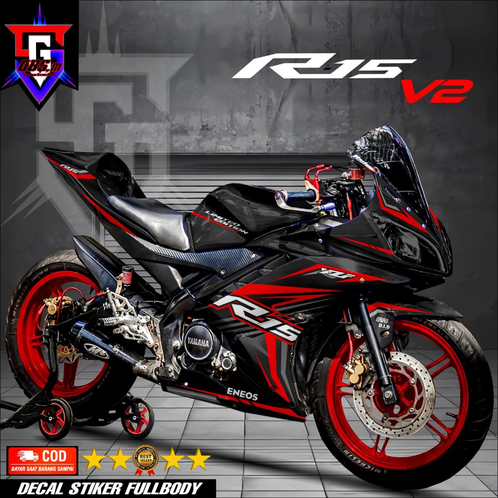 Modified R15 v2 Fullbody Motorcycle Sticker Decal R15 v2 Fullbody ...