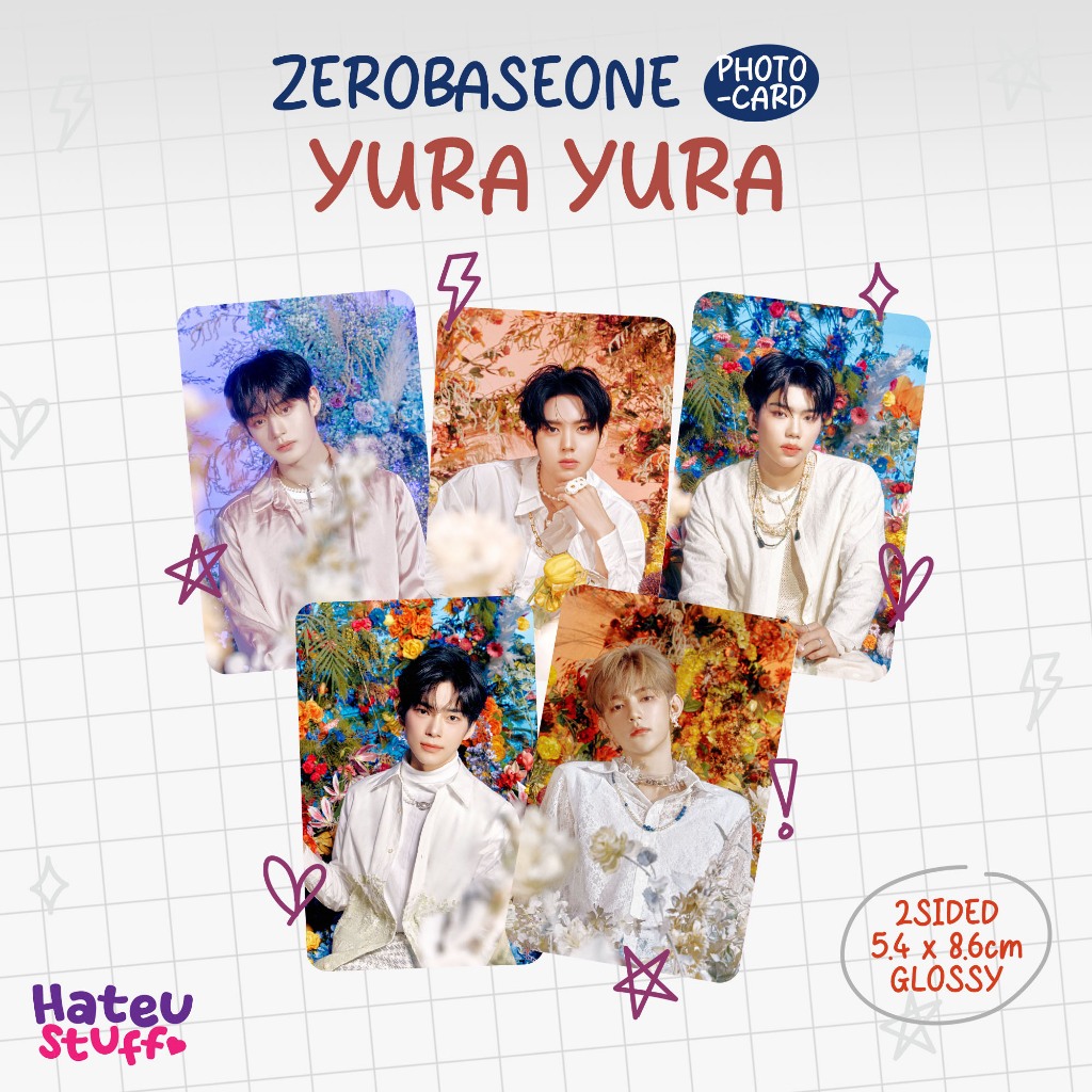 Zerobaseone ZB1 Unofficial Photocard Yura Yura Yura | Shopee Singapore