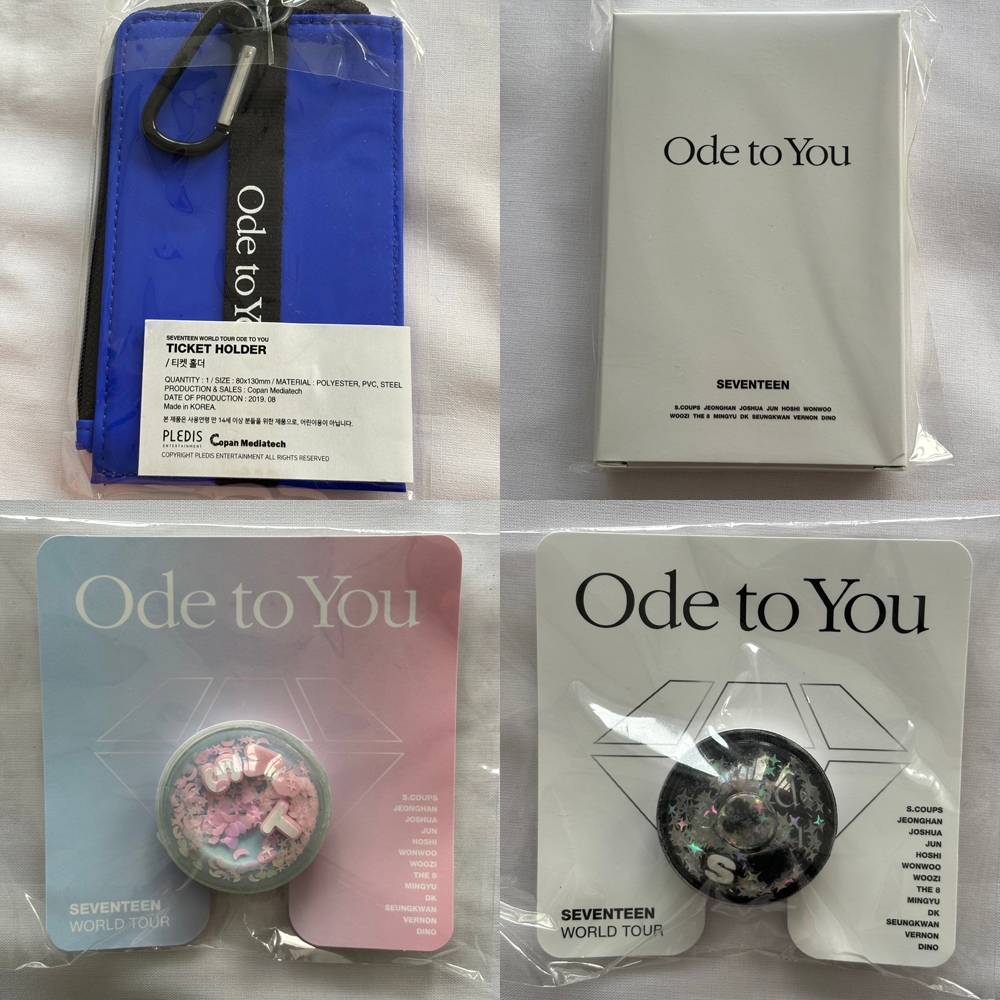 Seventeen SVT OFFICIAL MD good MERCHANDISE ODE