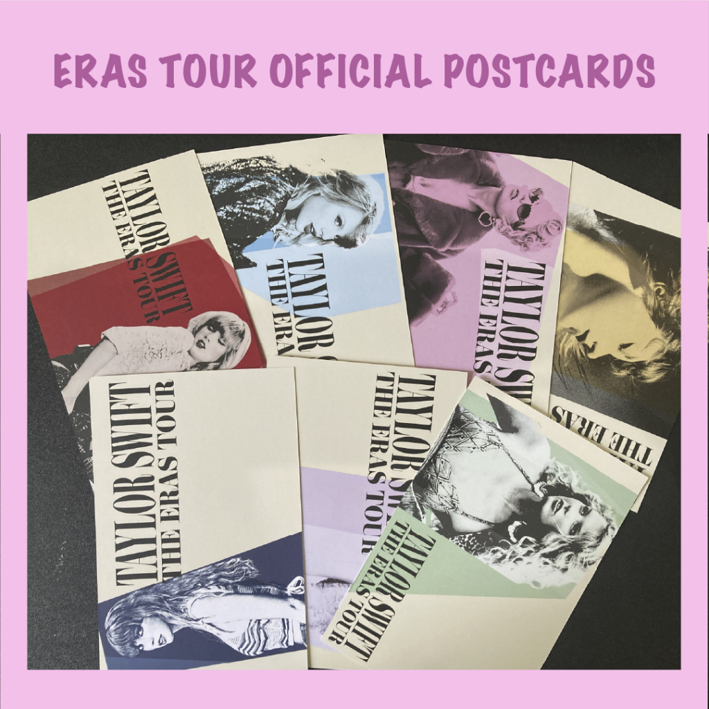 Eras Tour Official VIP Postcards Taylor Swift Merchandise | Shopee ...