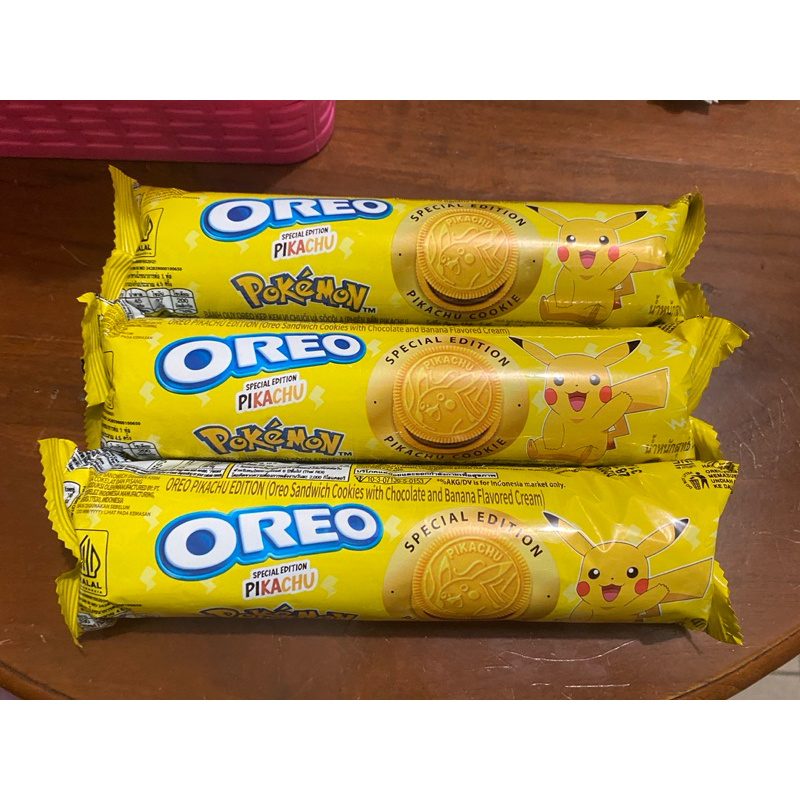 Oreo POKEMON PIKACHU SPECIAL EDITION. | Shopee Singapore