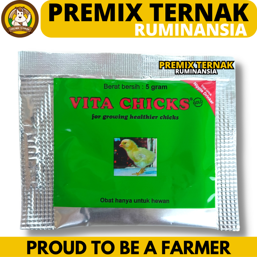 Vita CHICK 5gram - Vitamin Growth Of Chicks Bird Poultry Vita Chicks ...