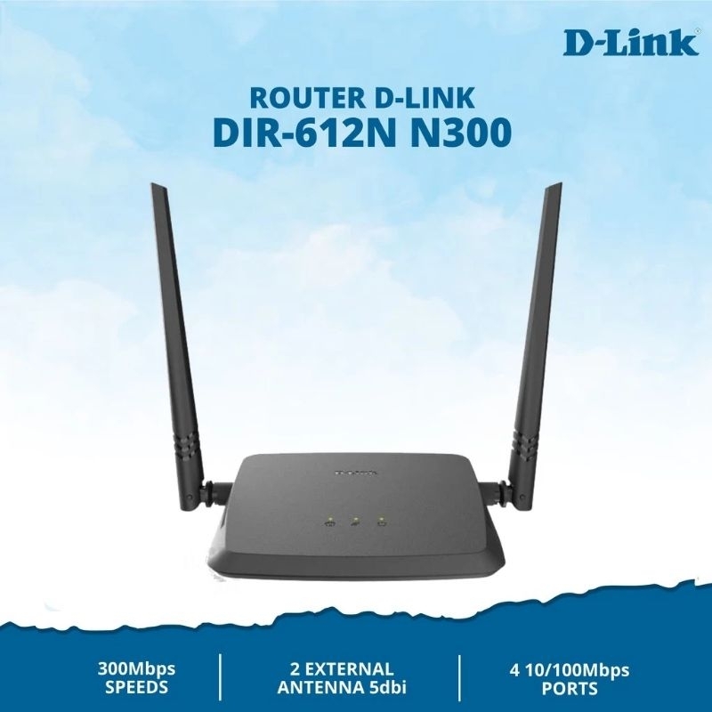 D-link DIR612 N300 WIRELESS ROUTER WIFI | Shopee Singapore