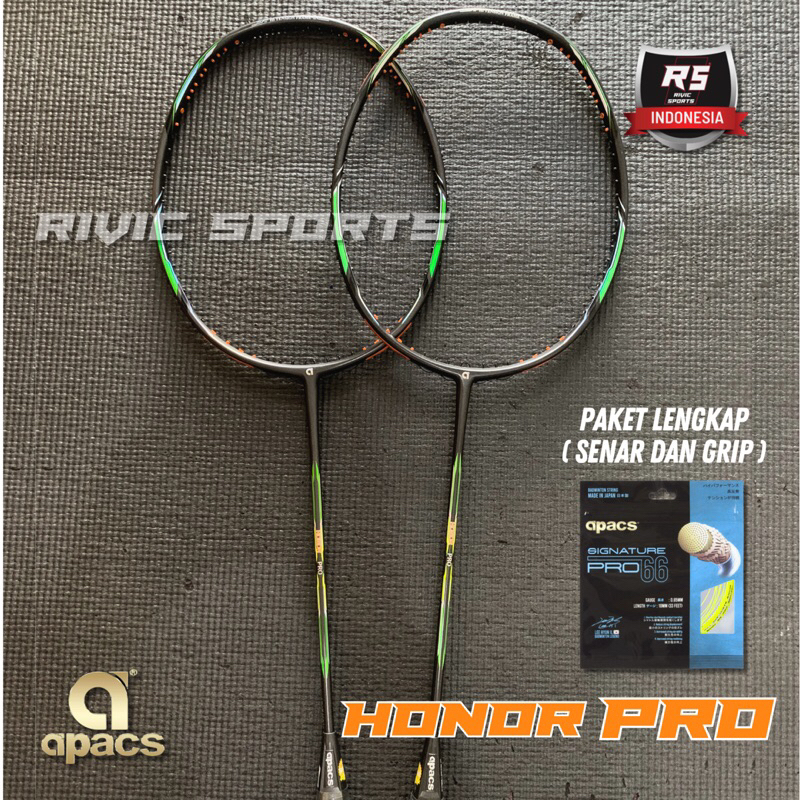 Apacs HONOR PRO Badminton Racket 100% Original Strings And Grips ...
