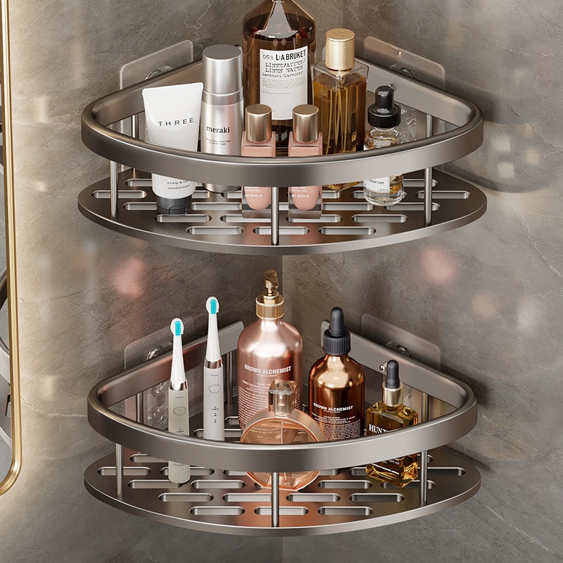 Coupal Multipurpose Corner Shelf Space Aluminum Rack Multifunction ...