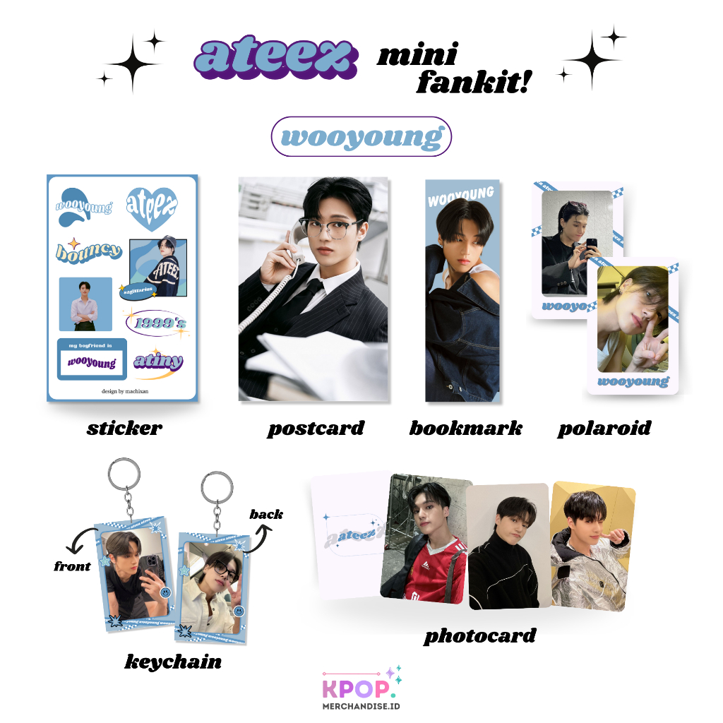 Ateez MINI FANKIT | Mini FANKIT KPOP ATEEZ | Fanmade UNOFFICIAL FANKIT ...