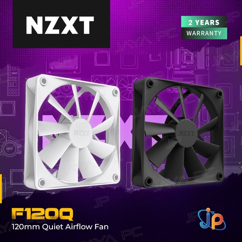 Nzxt F120Q Quiet Airflow Cooler Case - Fan Casing 12cm | Shopee Singapore