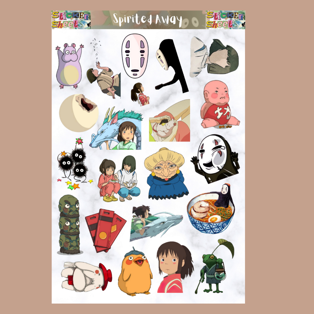 Studio Ghibli vol 1 Sticker Sheet Stickers | Shopee Singapore