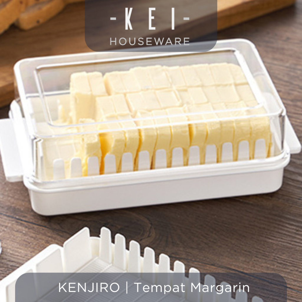 [KEI] Kenjiro Aesthetic Butter Storage Box Minimalist Butter Storage ...