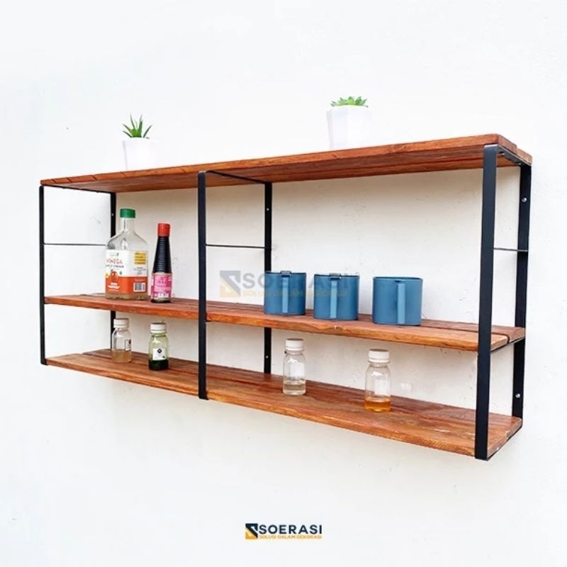 KAYU Wall mounted shelves Wall shelves Wall bookshelves Wooden shelves ...