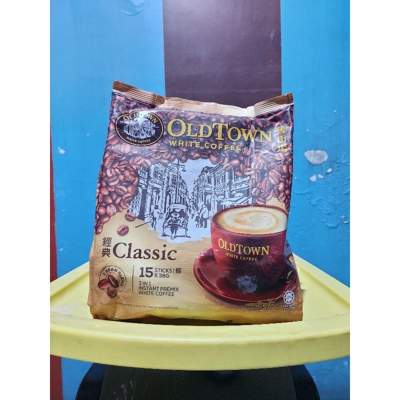 Old Town White Coffee Classic 3 in 1 (15 sticks x 38 grams) OldTown Classic Coffee | Shopee ...