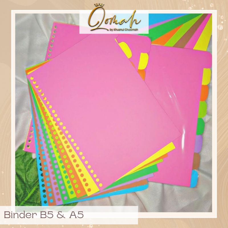 B5 Plain binder Divider 26 holes / binder divider | Shopee Singapore