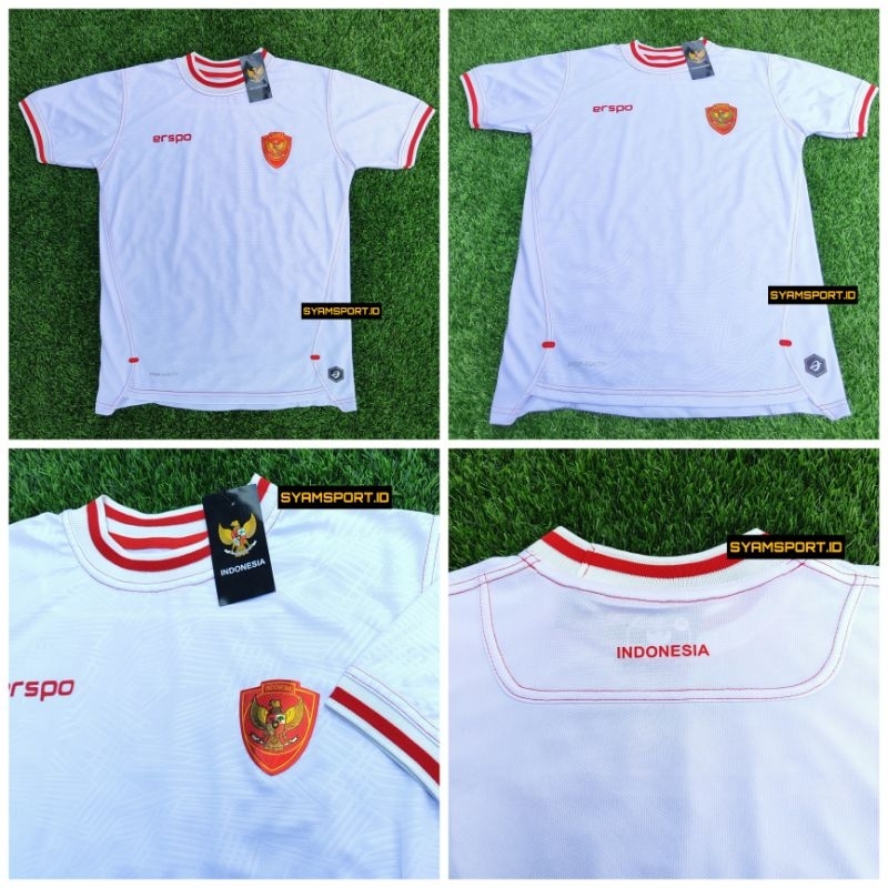 LOKAL PUTIH Latest Indonesian National Team Away Jersey 2024 Local ...