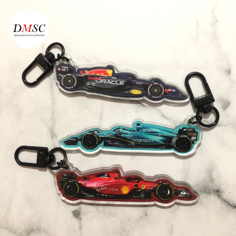 Formula 1 car premium keychain 2 sides | Shopee Singapore