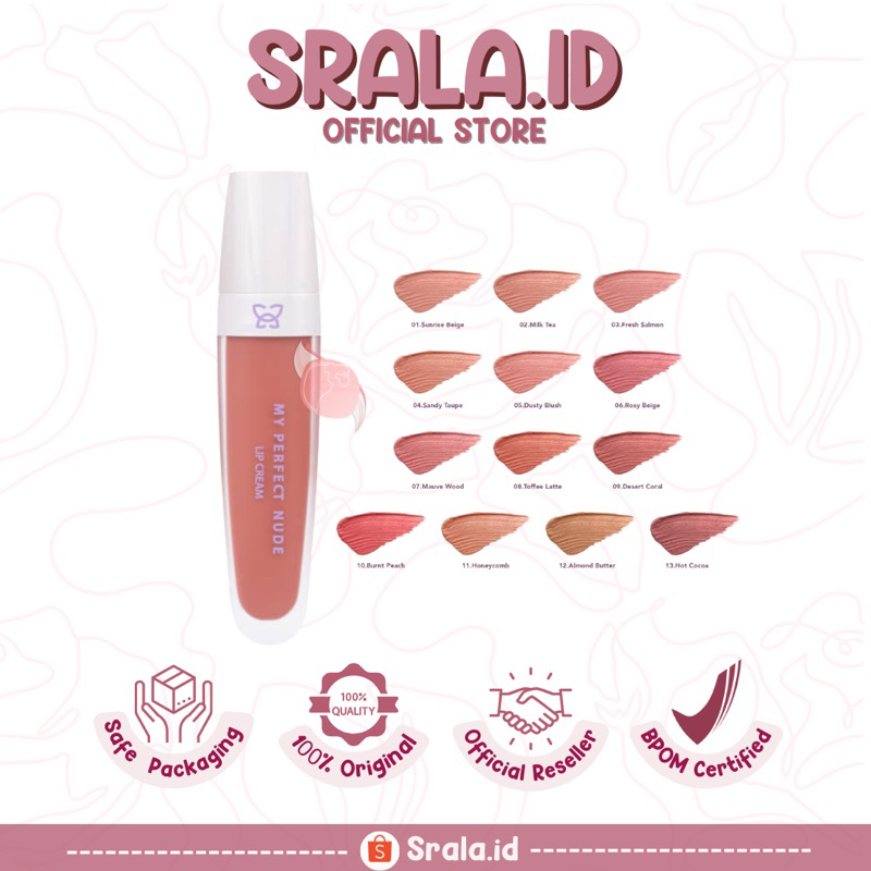 Mop PERFECT NUDE LIP CREAM | Shopee Singapore