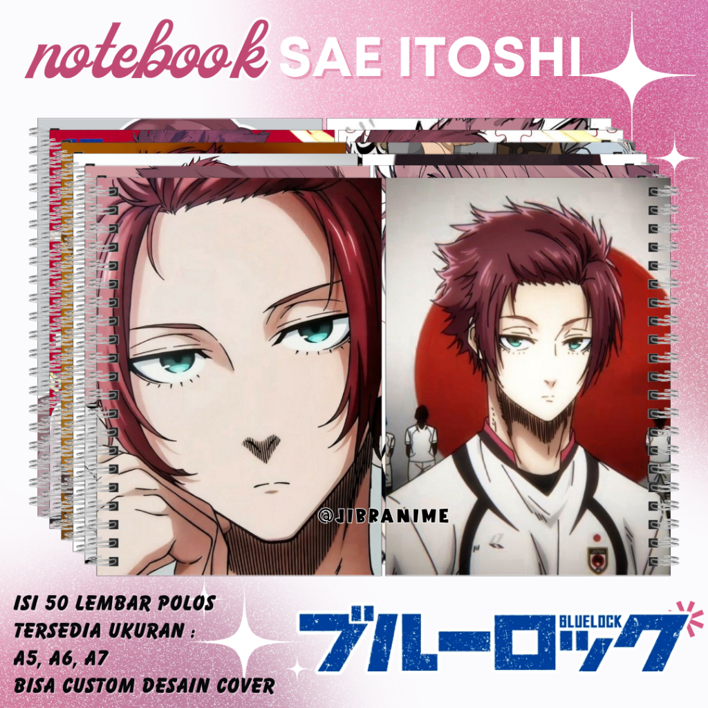 Note BOOK BLUE LOCK SAE ITOSHI/NOTEBOOK BLUE LOCK SAE ITOSHI/NOTE BOOK ...